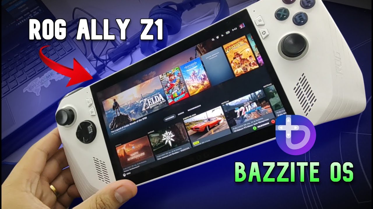 Rog Ally Z1 com Bazzite OS em 2025 - YouTube