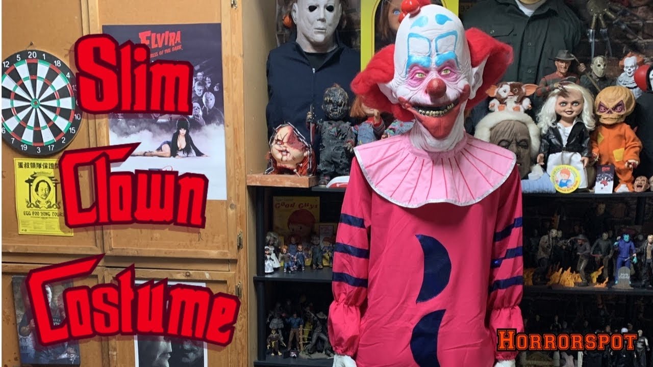 Slim costume review /killer klowns from outer space - YouTube