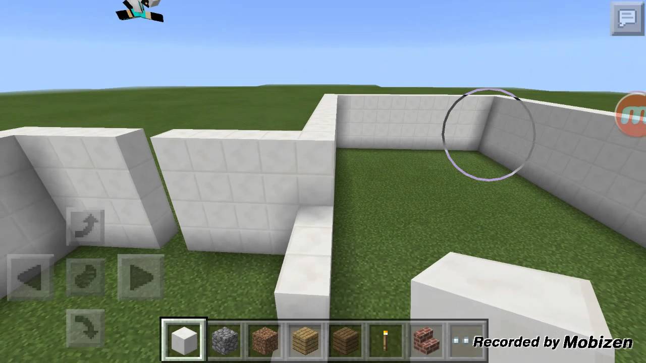 How to build cool house in MCPE - YouTube