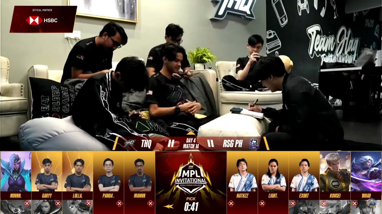 MPL Invitational | Quarterfinals | THQ Malaysia vs RSG Filipina |THQ VS ...