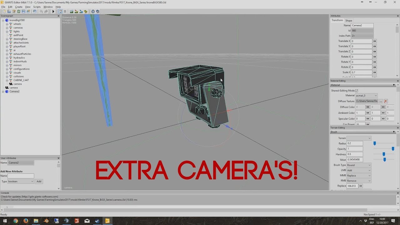 [Fs17]Camera toevoegen! / Add backup cams! [MODDING SERIE] - YouTube