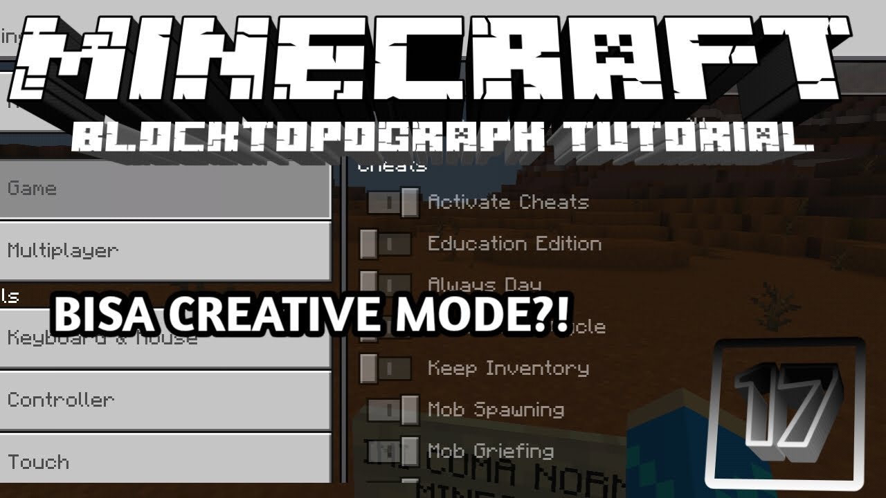 Cara Creative Dan Mengaktifkan Cheat Di Minecraft Trial (TERBARU ...