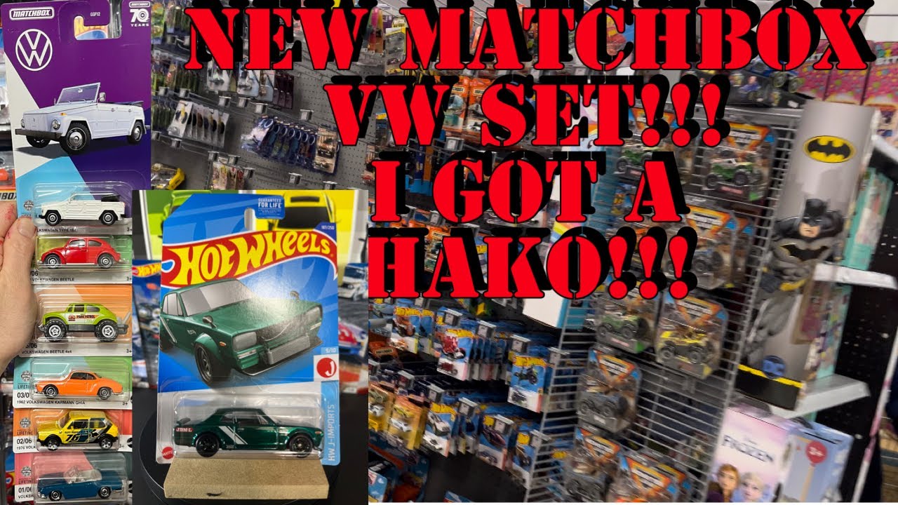 I found the NEW 2023 MATCHBOX VW SET!!! Plus awesome Hako STH trade ...