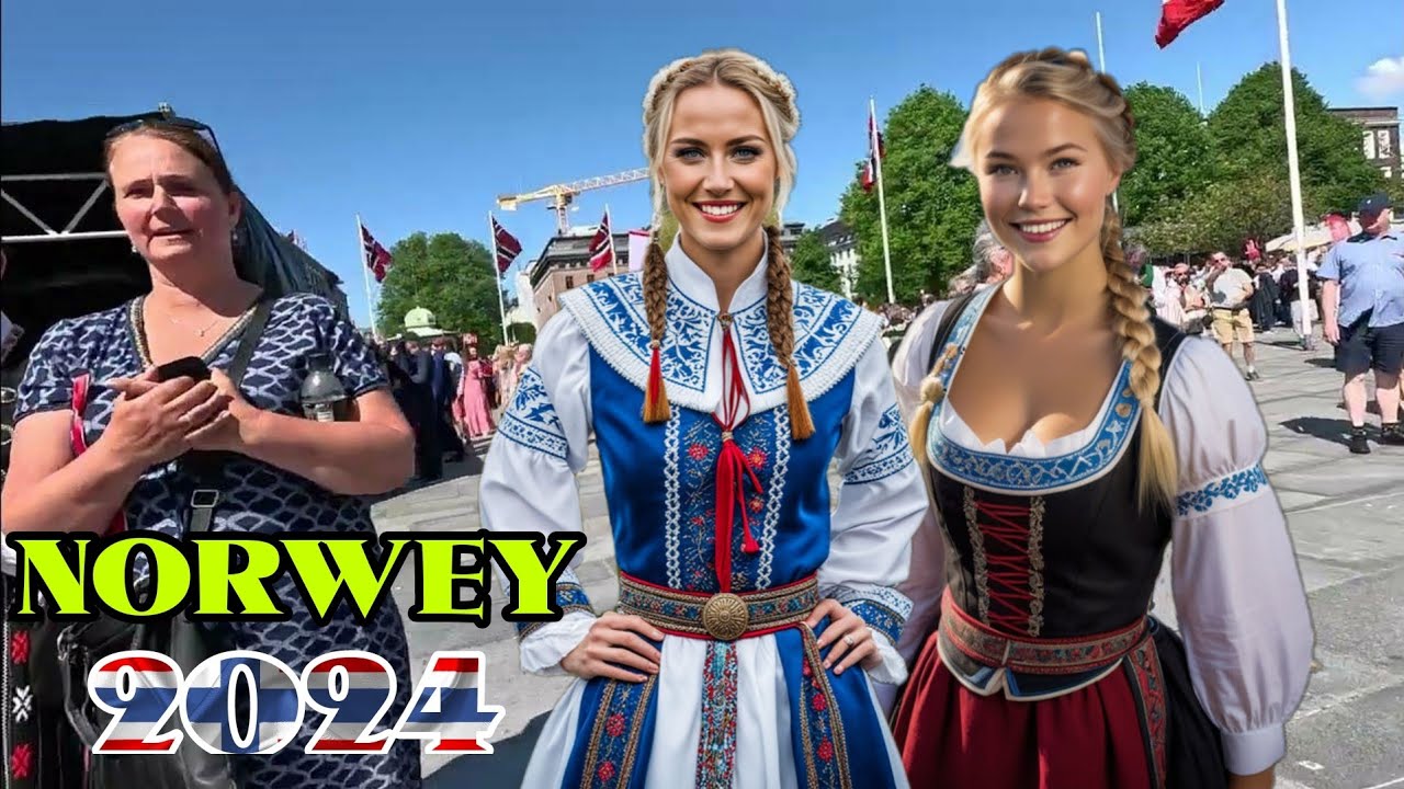 How To Celebrate Norway's National Day, 17th of May in Bergen - YouTube