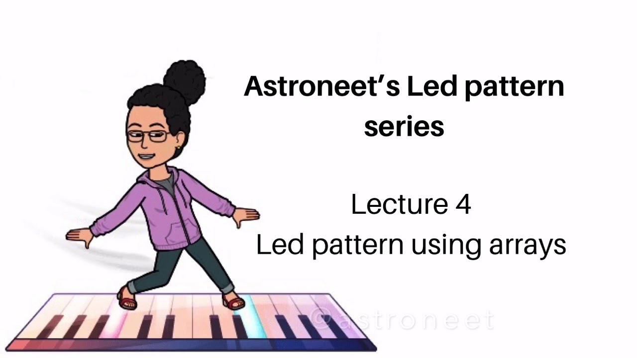 Led pattern using array - YouTube