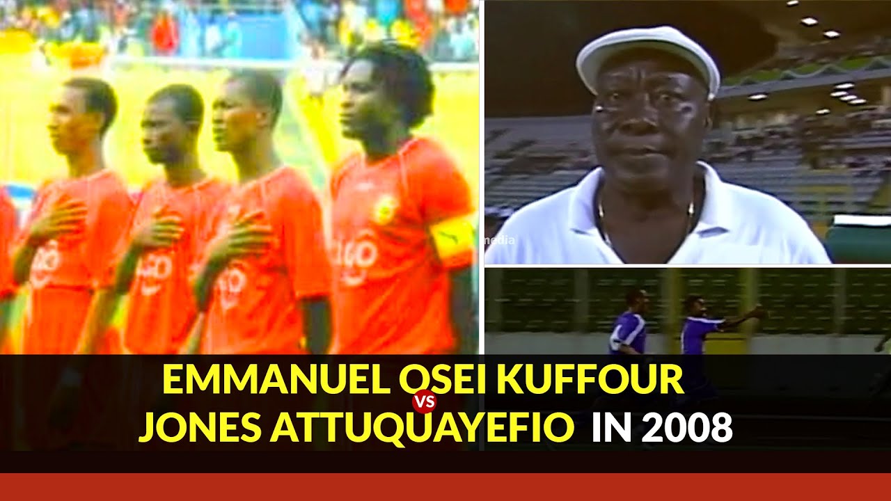 EMMANUEL OSEI KUFFUOR vs JONES ATTUQUAYEFIO IN A CUP FINAL IN 2008 ...
