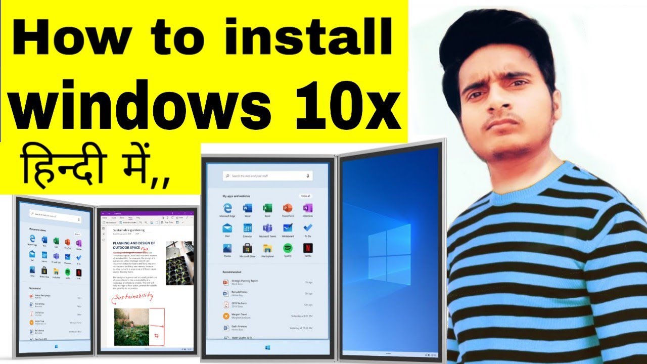How to install windows 10x emulator in Hindi || windows 10x ...