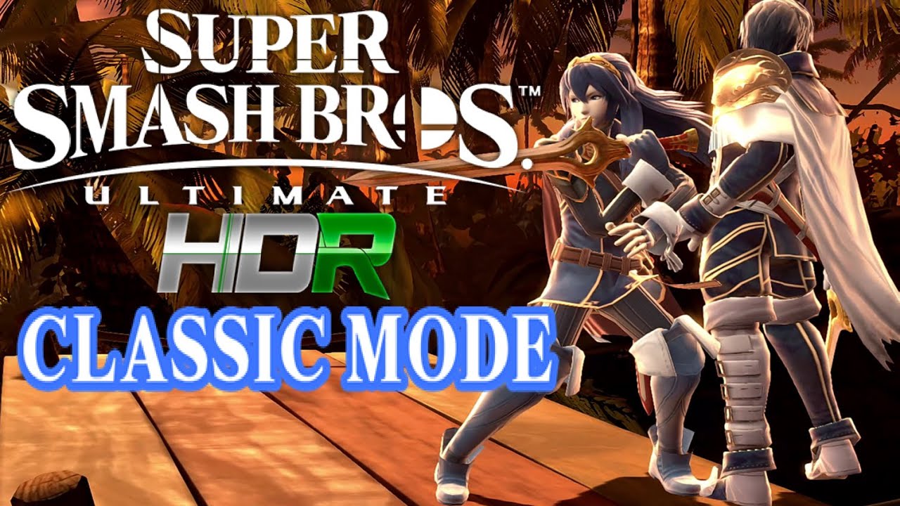 Smash Bros. Ultimate (HDR) - Classic Mode with Lucina - YouTube