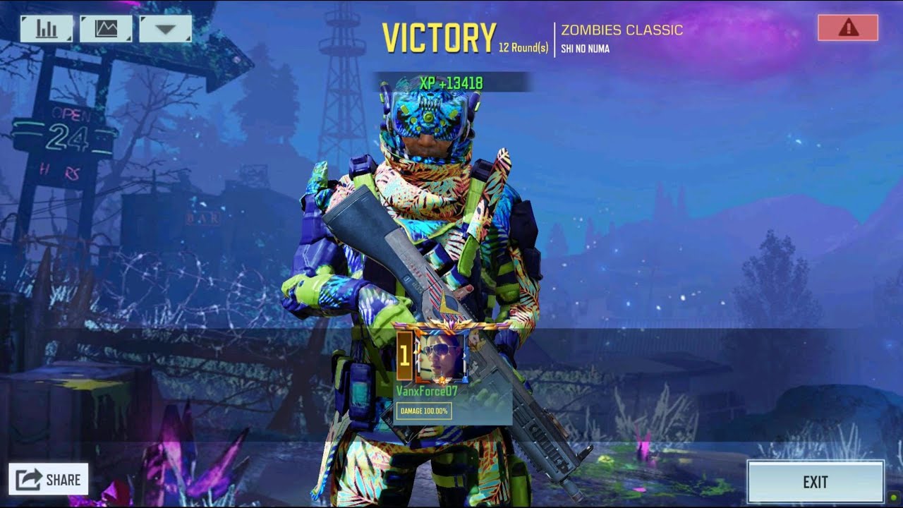 Call Of Duty Mobile Gameplay - Zombie Classic Hardcore Missions Guide ...