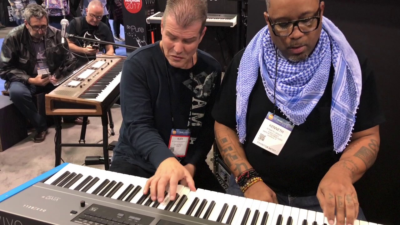 Alex Alessandroni & Kenneth Crouch playing DEXIBELL VIVO S7 at NAMM 2017 #2 - YouTube