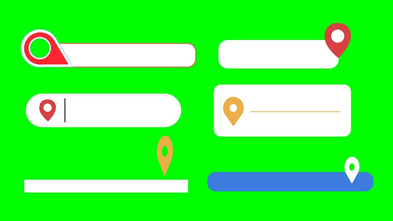 Location icon Green screen | news graphics - YouTube