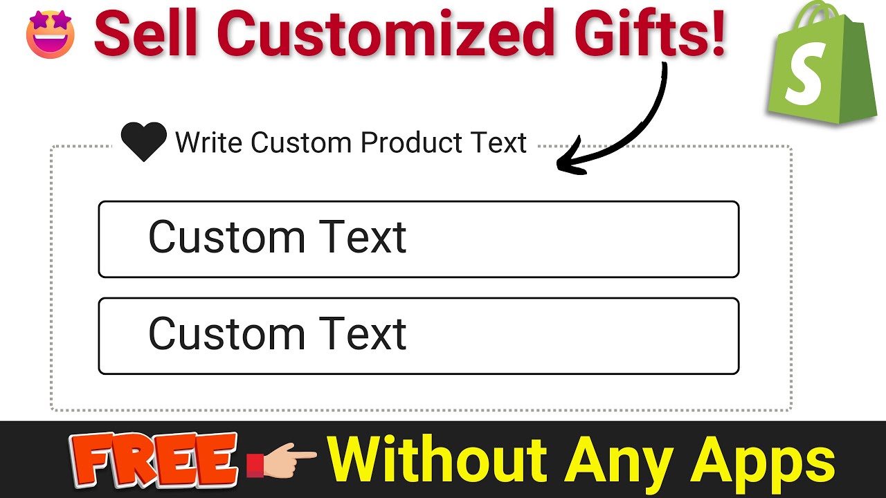 Custom Text Input Options To Sell Personalized Gifts Products on ...