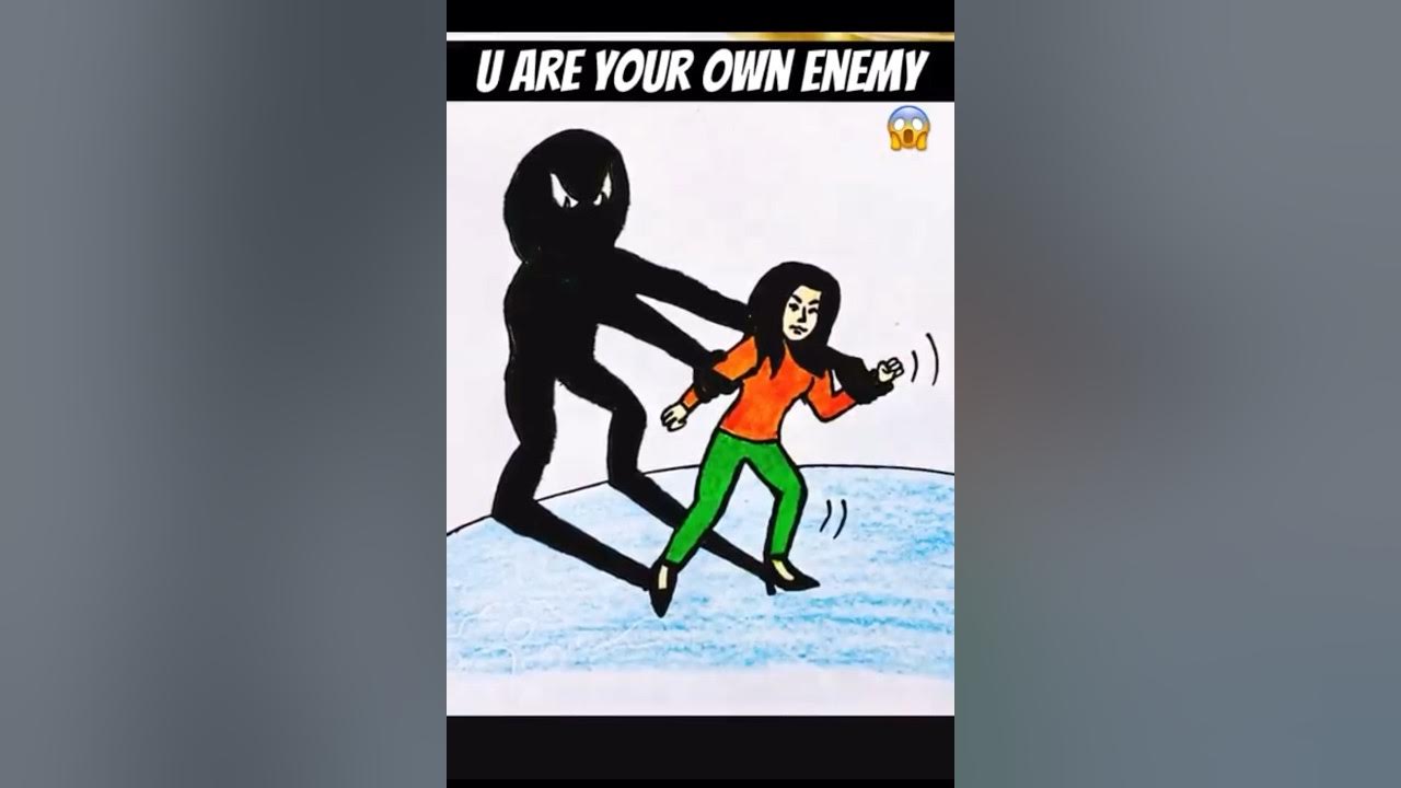 you r your own enemy🙏🏻 #motivational #youtube #viralshorts #artist - YouTube