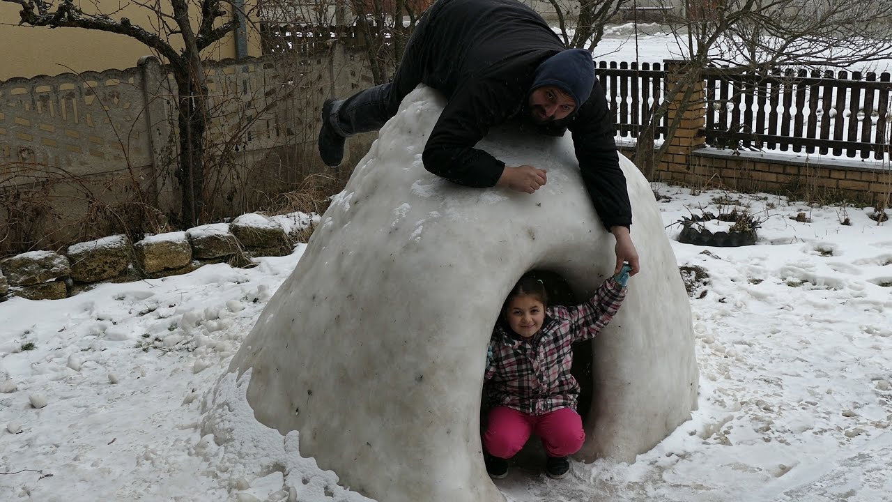 How to make an igloo for children's play - YouTube