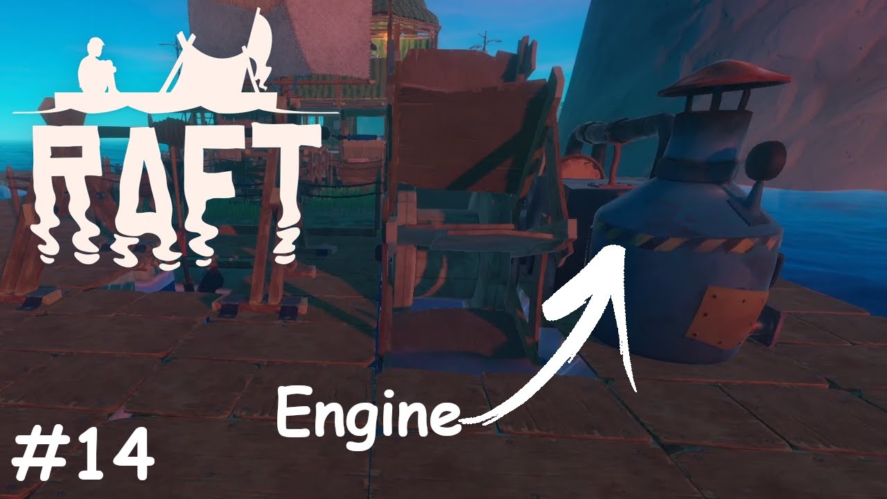 Trying To Make Our First Engine | Raft - YouTube