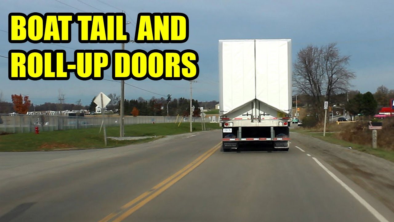 Truck Sail - Can a boat tail be installed on a roll-up door trailer ...