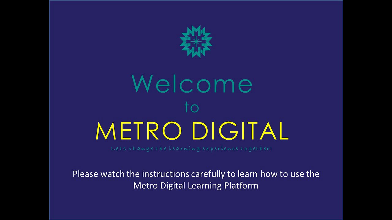 Step-by-Step Instructions for Parents Using Metro Digital - YouTube