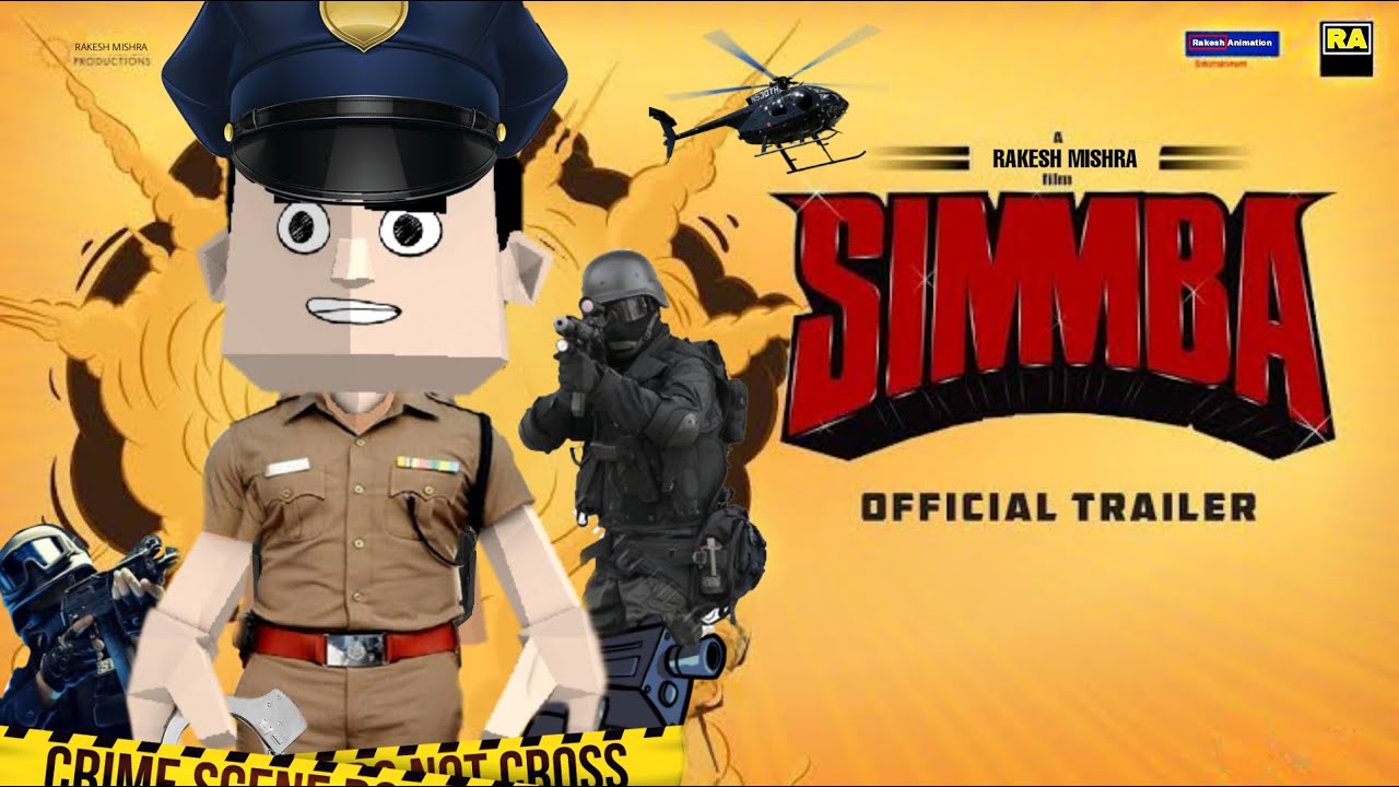 Simmba official trailer (cartoon) | Rakesh animation | - YouTube
