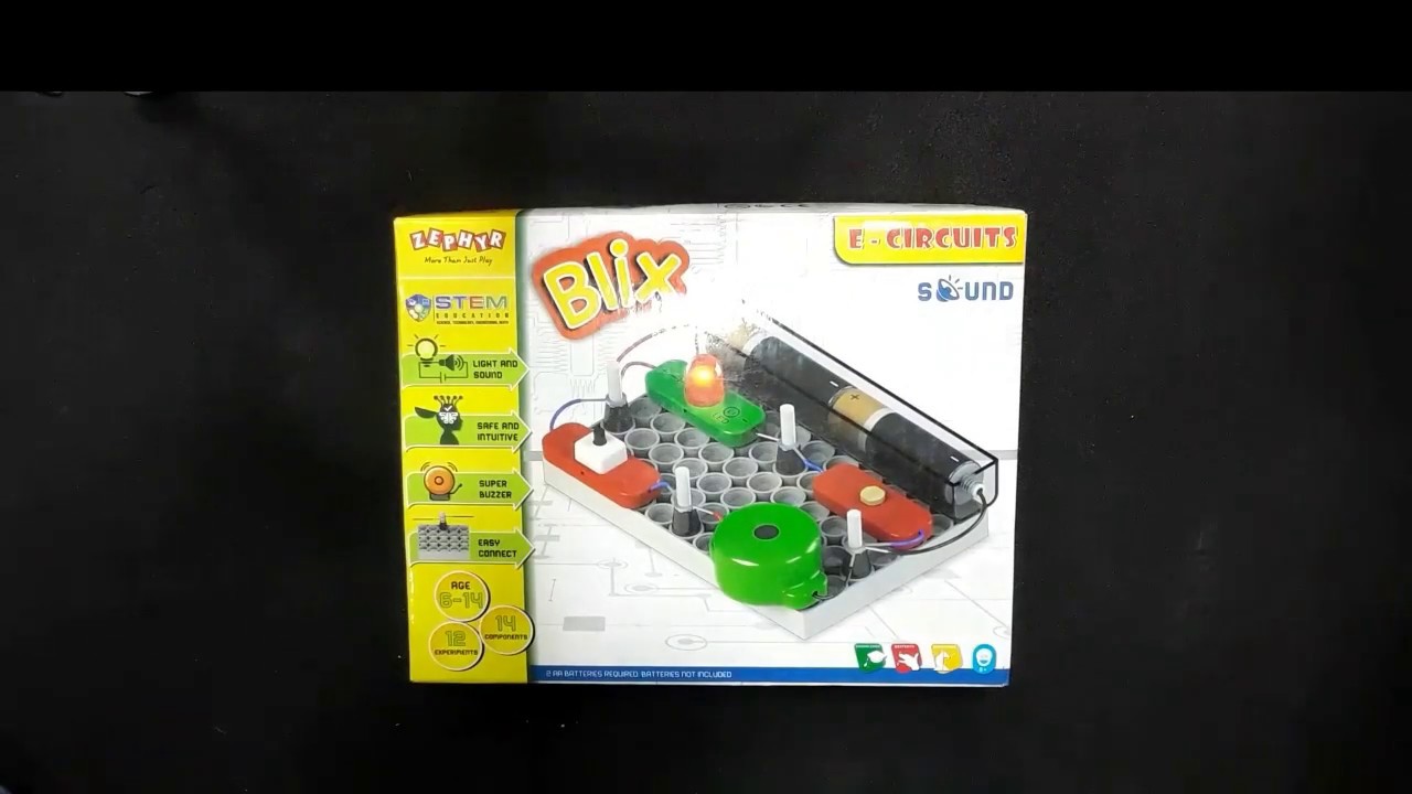 BLIX E CIRCUIT ZEPHYR |ELECTRICAL GAME FOR KIDS| zephyr brand| Technical game - YouTube