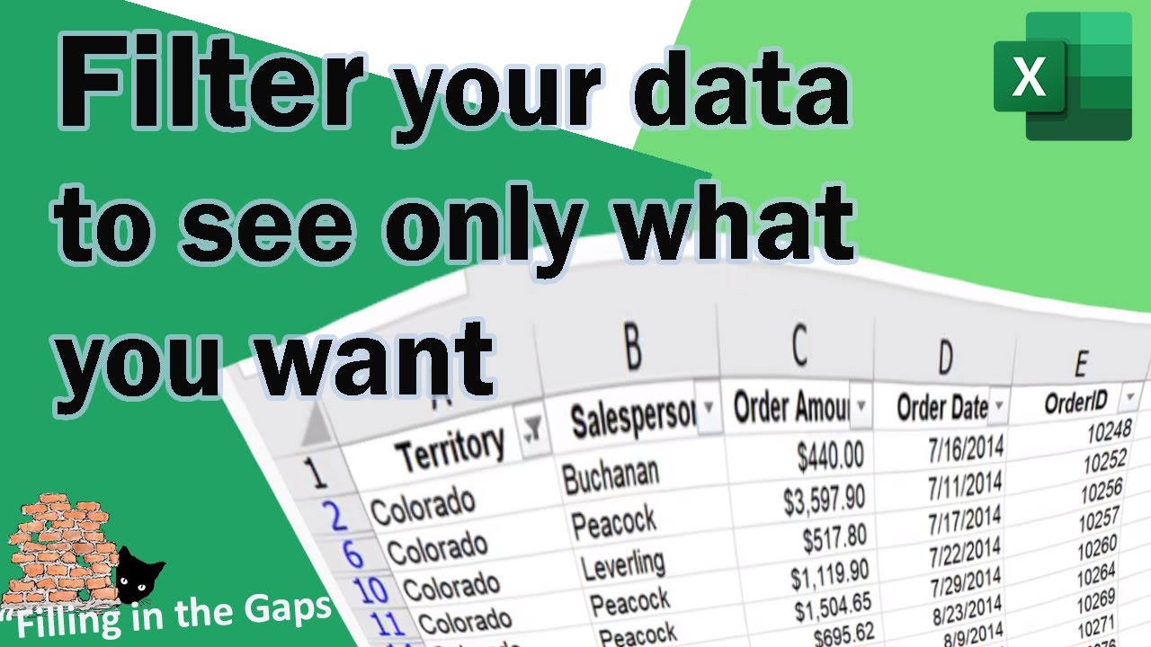 Do you need to only see certain information from your data? - Use the ...