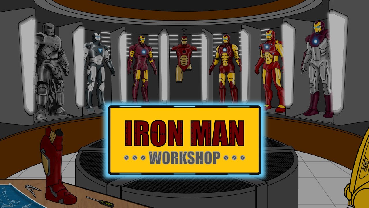 1 Hour of Iron Man - Tony Stark's Workshop Ambience - YouTube