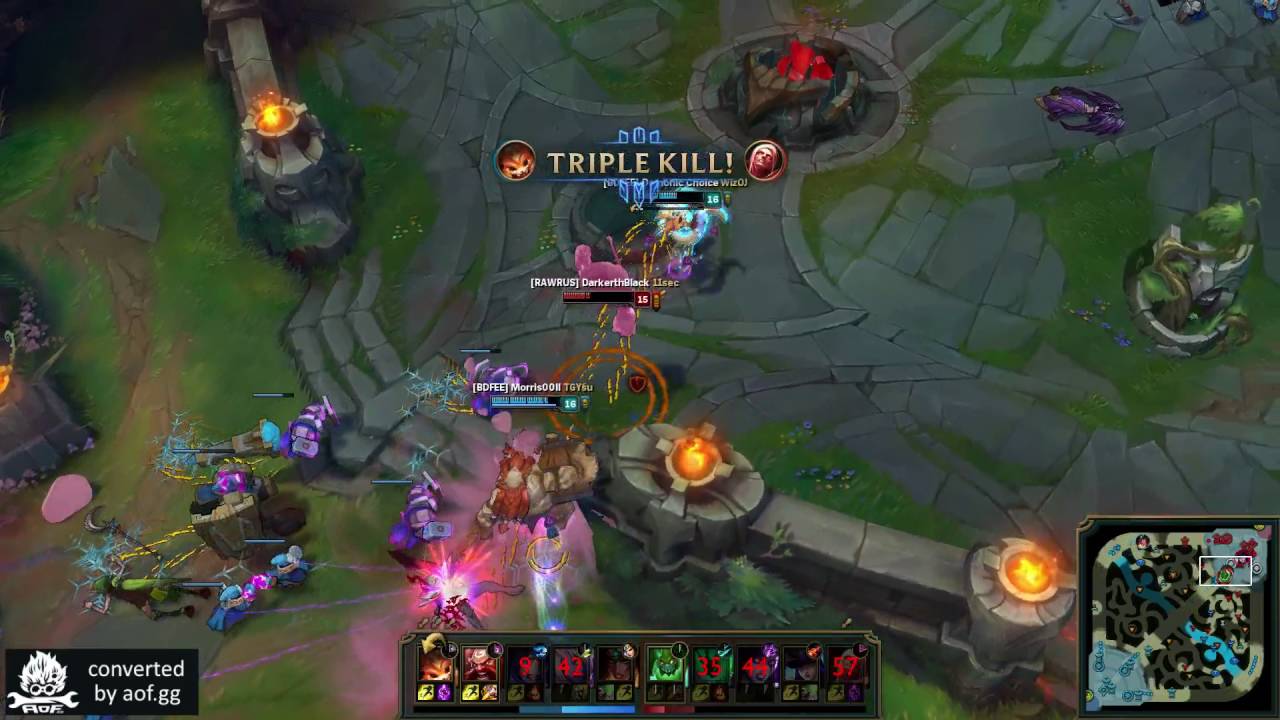 Pentakill by Demonic Choice (Gold I) as Gnar on EUW - YouTube