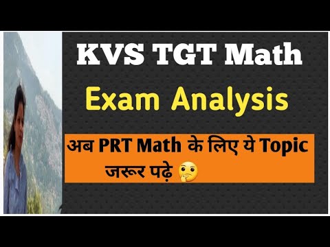 KVS TGT MATH EXAM Analysis| Kvs tgt 2023 exam analysis | kvs Math paper ...