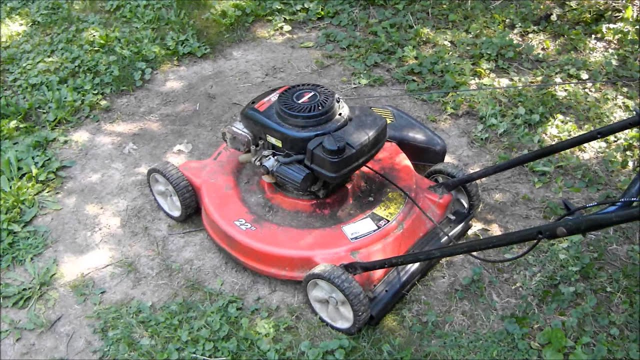 3.75hp Tecumseh - Cold start and Idle - YouTube