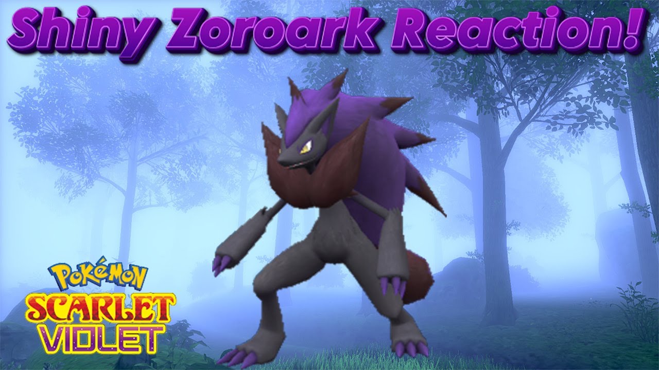 Shiny Zoroark Is THE HARDEST Hunt I Have Done YET In Pokemon Violet ...