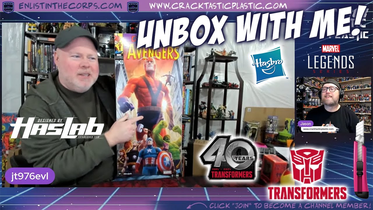 Unbox w/Me [12/17/24] Marvel Legends HasLab Giant-Man & Transformers ...