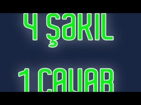 4 şəkil 1 cavab (1001-1017) #21 Son