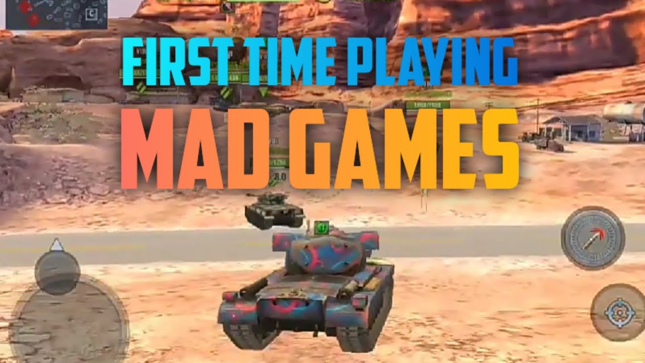 Playing Mad Game For The First Time - Wotb - YouTube