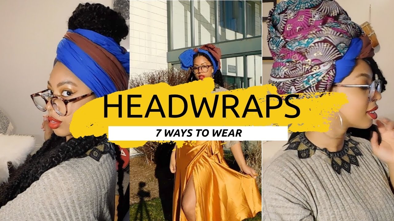 Headwrap Tutorial | 7 Ways to Wear Two Headwraps at Once! - YouTube
