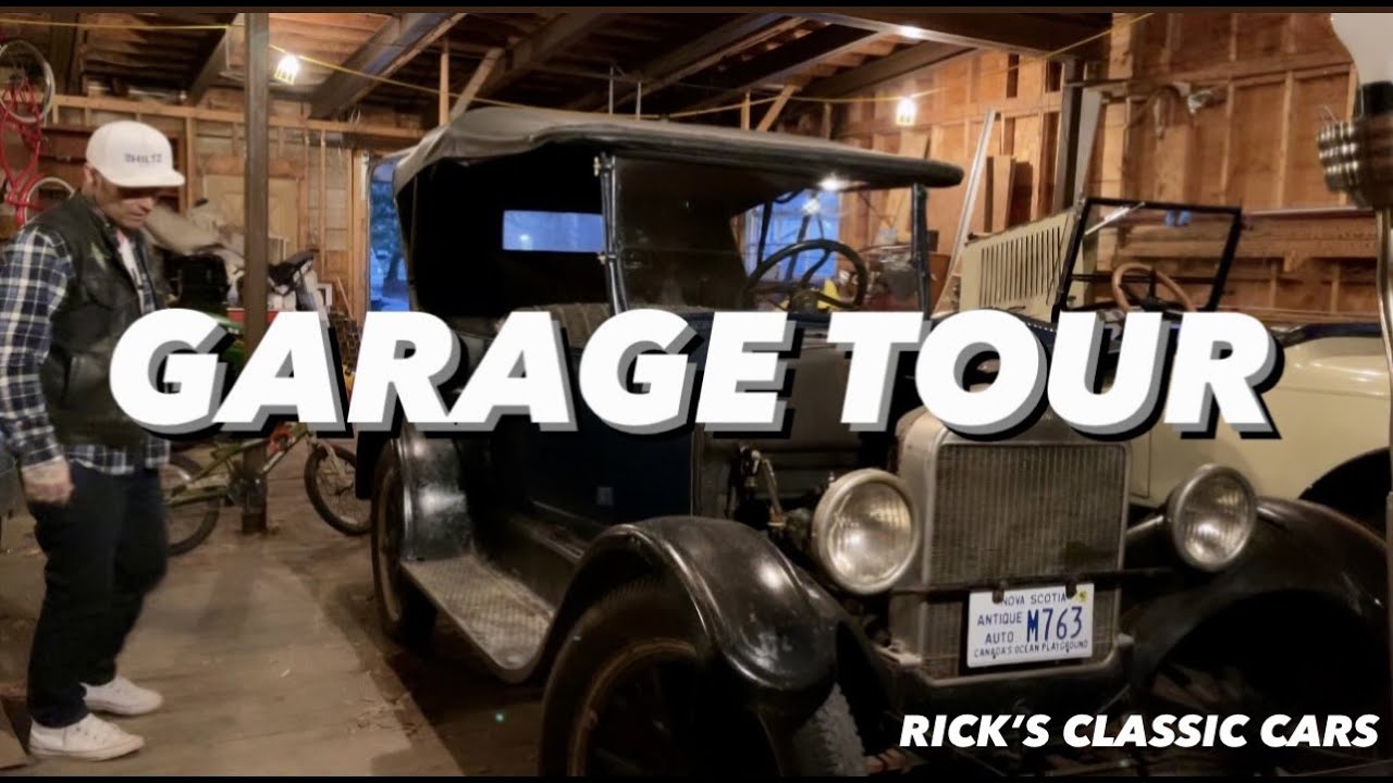 GARAGE TOUR OF RICK'S CLASSIC CAR COLLECTION - YouTube