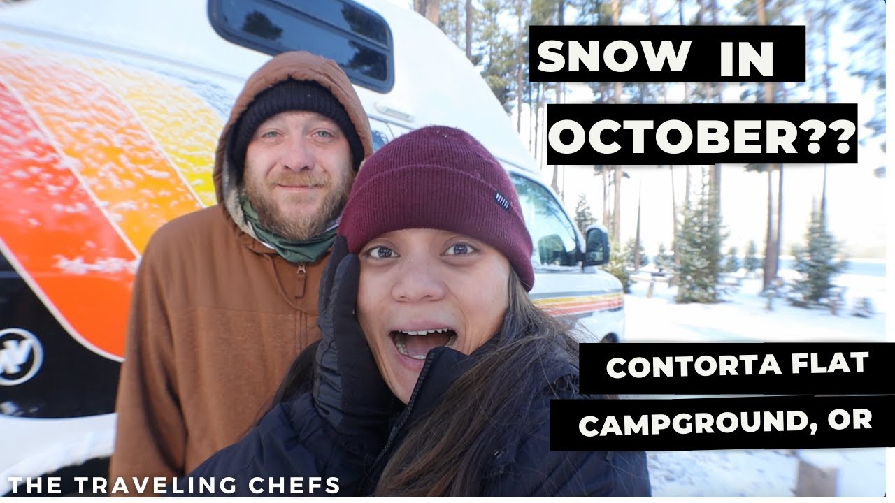Learning How To SURVIVE VAN LIFE During WINTER | Contorta Flat ...