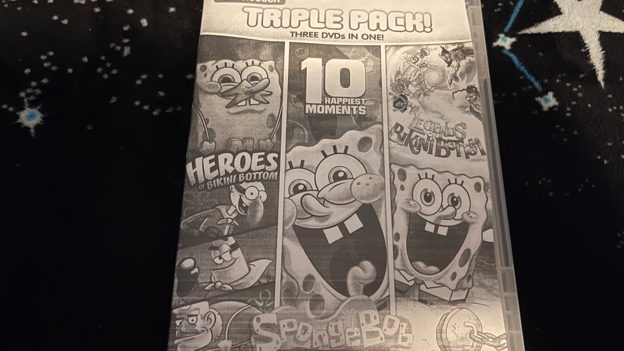 SpongeBob SquarePants triple pack dvd - YouTube