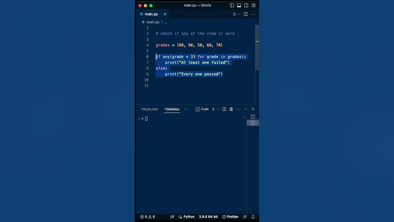 Useful Function In Python Any Python Pythonprogramming Youtube