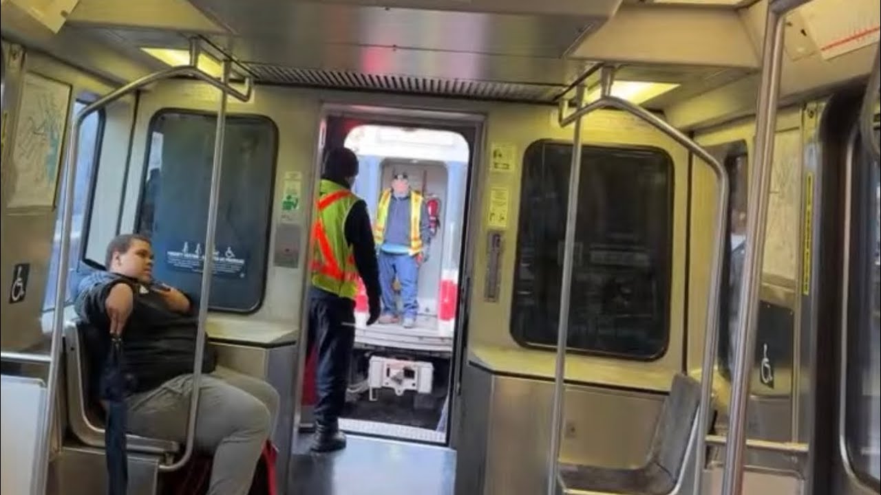 TRAIN BREAKS DOWN AND BECOMES STRANDED (MBTA Red Line Rain) #01823 ...