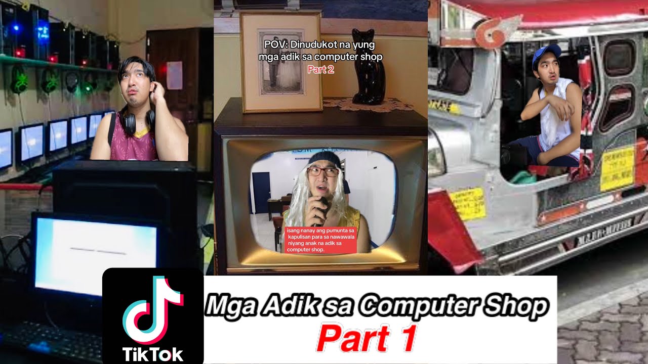 Mga Adik sa Computer Shop Part 1 - YouTube