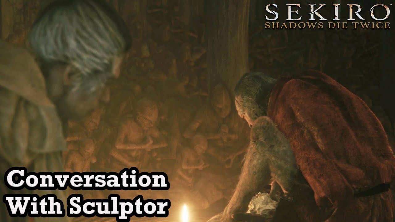 Sekiro Shadows Die Twice - Conversation With Sculptor At Dilapidated ...
