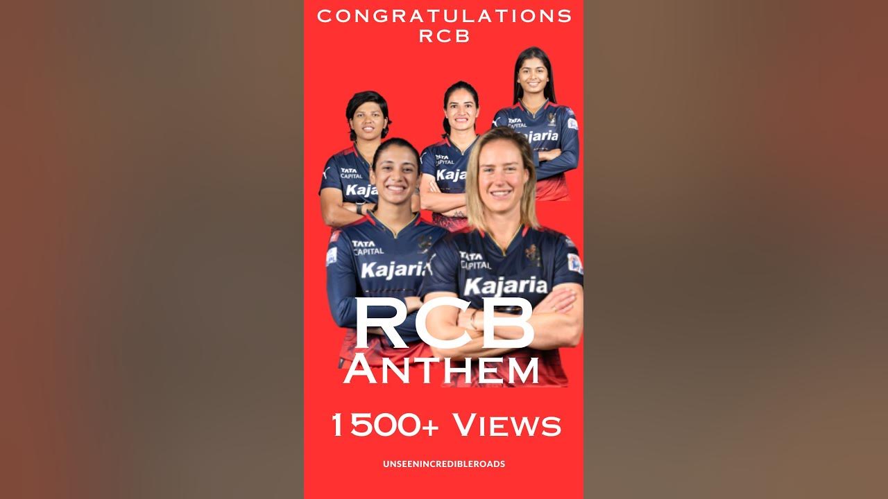 RCB Women's Team Anthem for WPL 24 |Dedicated to Smriti Mandhana & the Fierce Squad |# ...