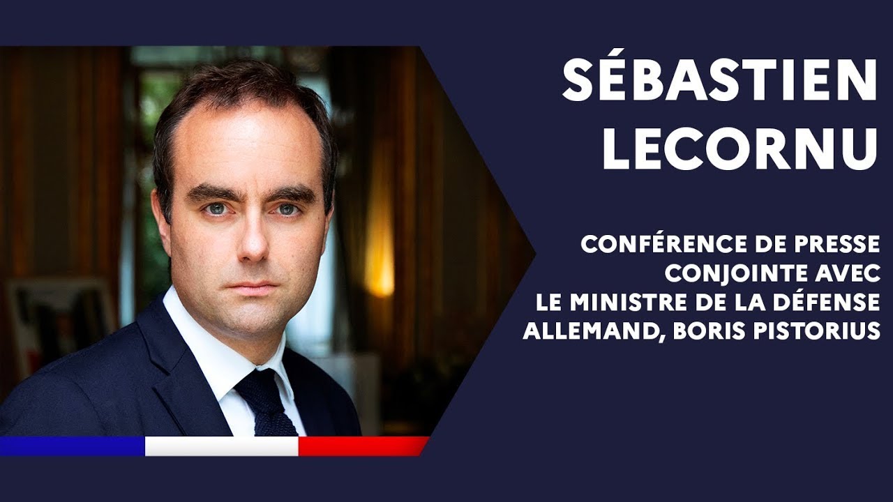 Conférence de presse conjointe : Sébastien Lecornu - Boris Pistorius ...