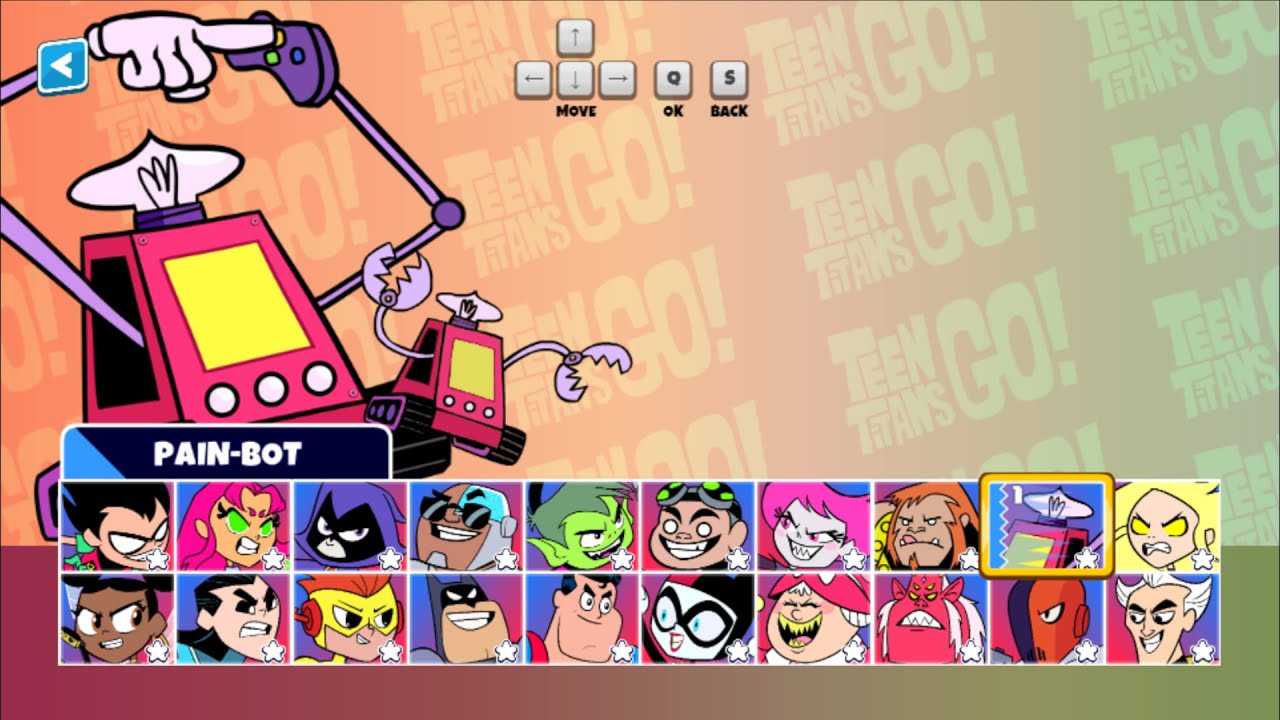 Teen Titans Go: Jump Jousts 2 (PC/Web) Pain-Bot- 1 Player Mode ...