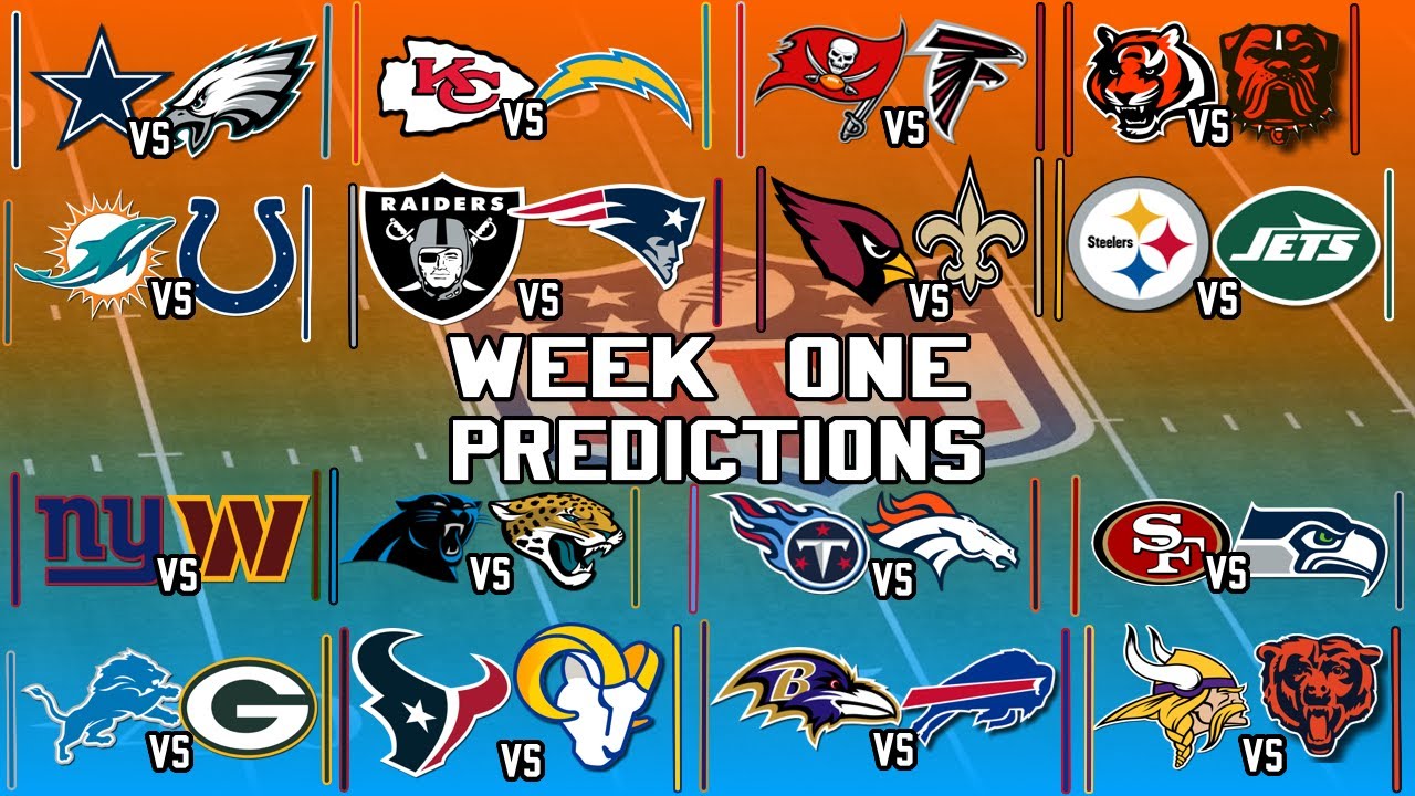 NFL Week 1 Predictions - YouTube