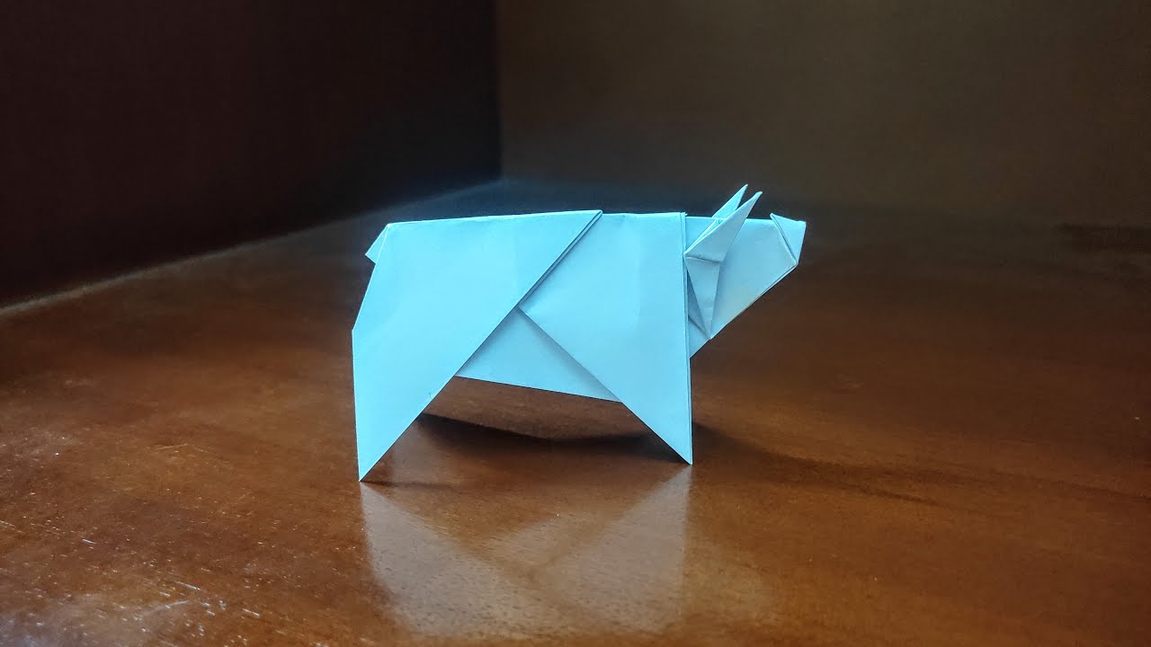 Origami Cow Easy | How To Make Origami Cow Easy - YouTube