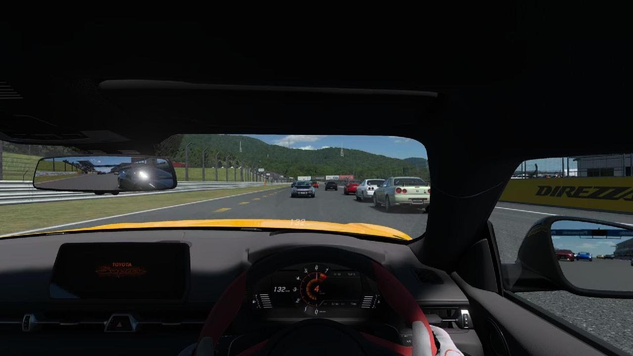 PS5 Toyota Supra GR RZ 2019 Test Drive Cockpit View HDR Gran Turismo ...