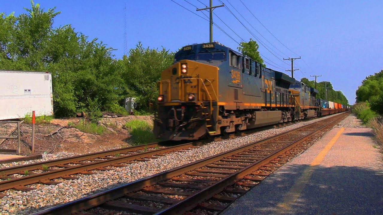[4K]8/25/24westbound I031 container Train at Jessup MD #shortvideo # ...