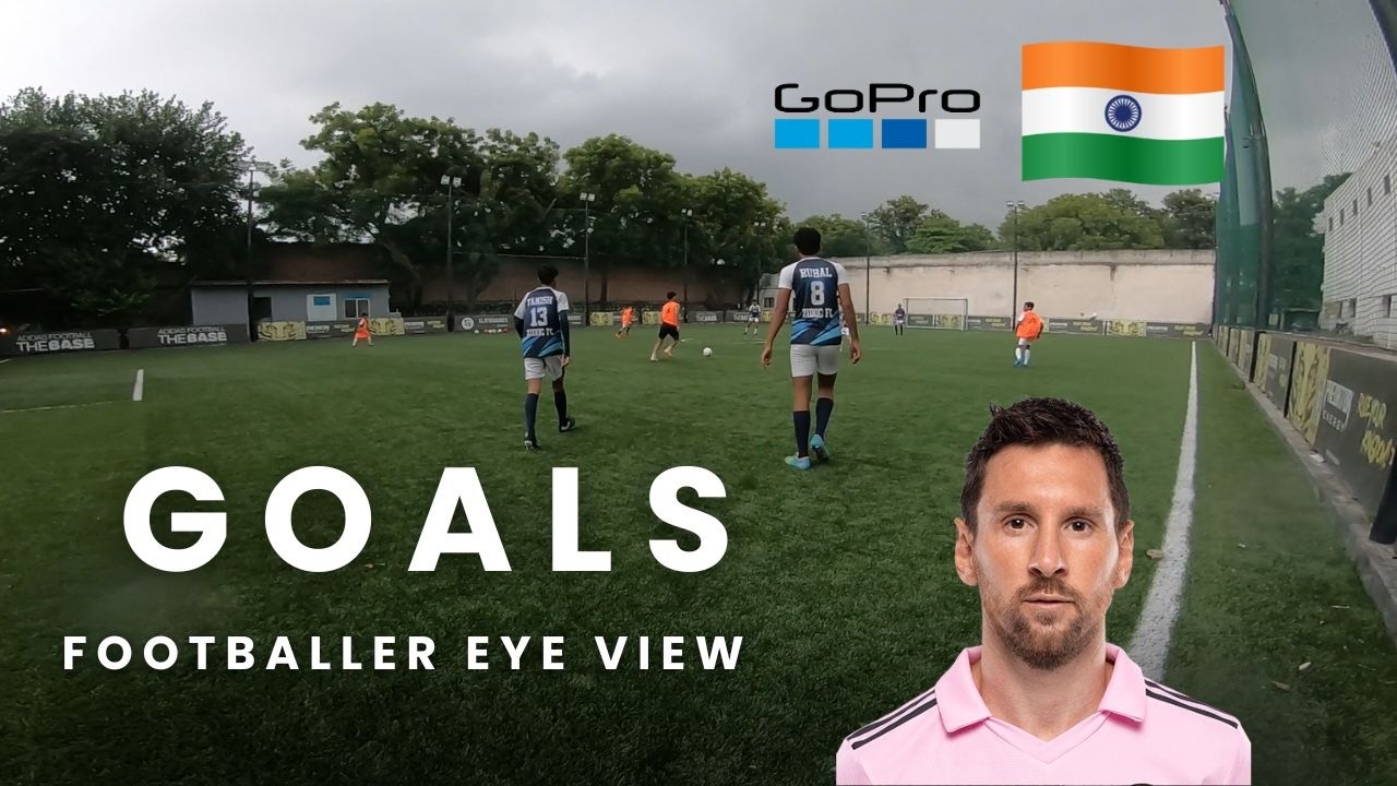 Turf 5vs5 Youth Football Game | Footballer Eye View in India | GoPro ...