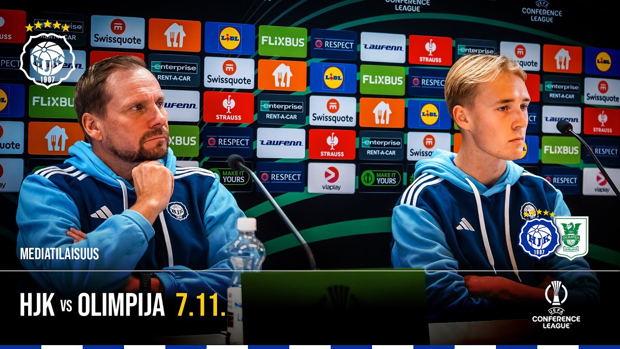 HJK TV Ennakko: HJK vs Olimpija mediatilaisuus - YouTube
