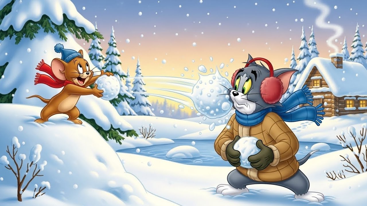 Snowball Skirmish: A Winter Tale of Tom and Jerry - YouTube